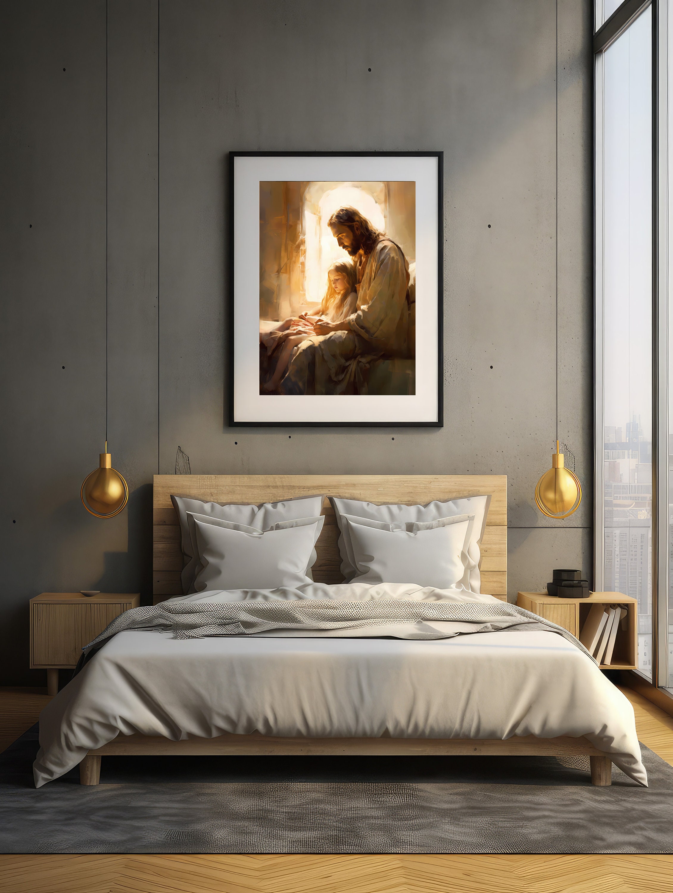 Jesus Christ Poster Print Jesus Portrait Christian Wall Art - Etsy