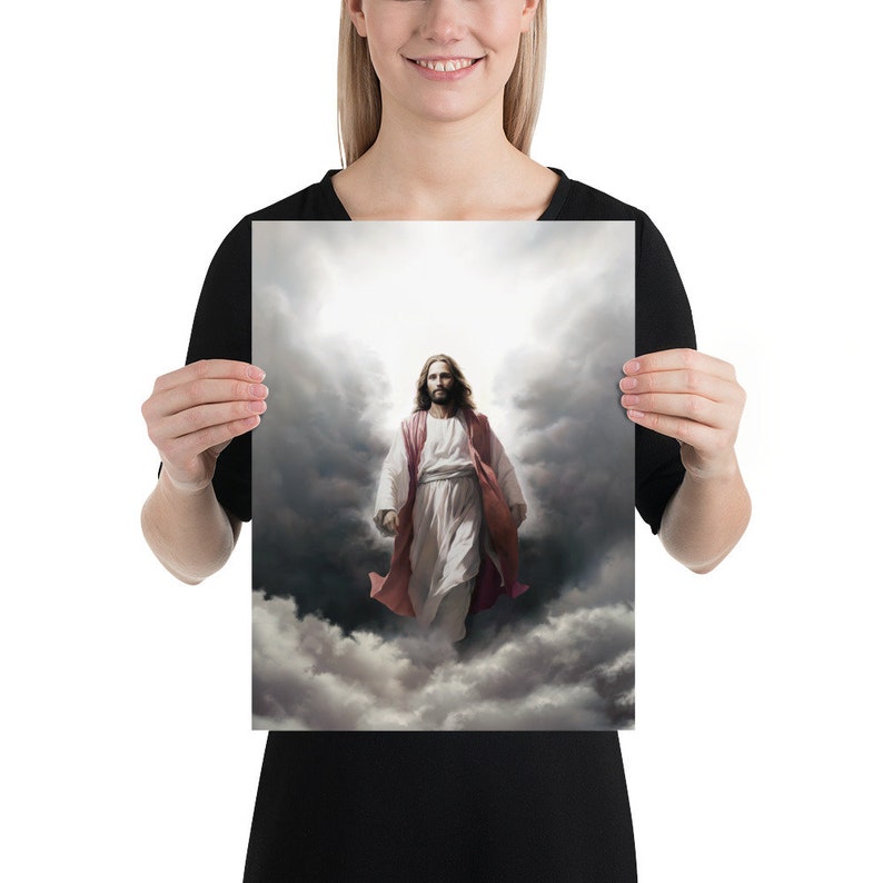 Second Coming of Jesus Christ, Poster Print, Christian Art, LDS Art ...