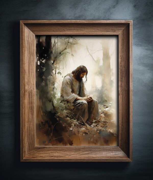 Jesus Christ Art Easter Spring LDS Art Church Art LDS - Etsy