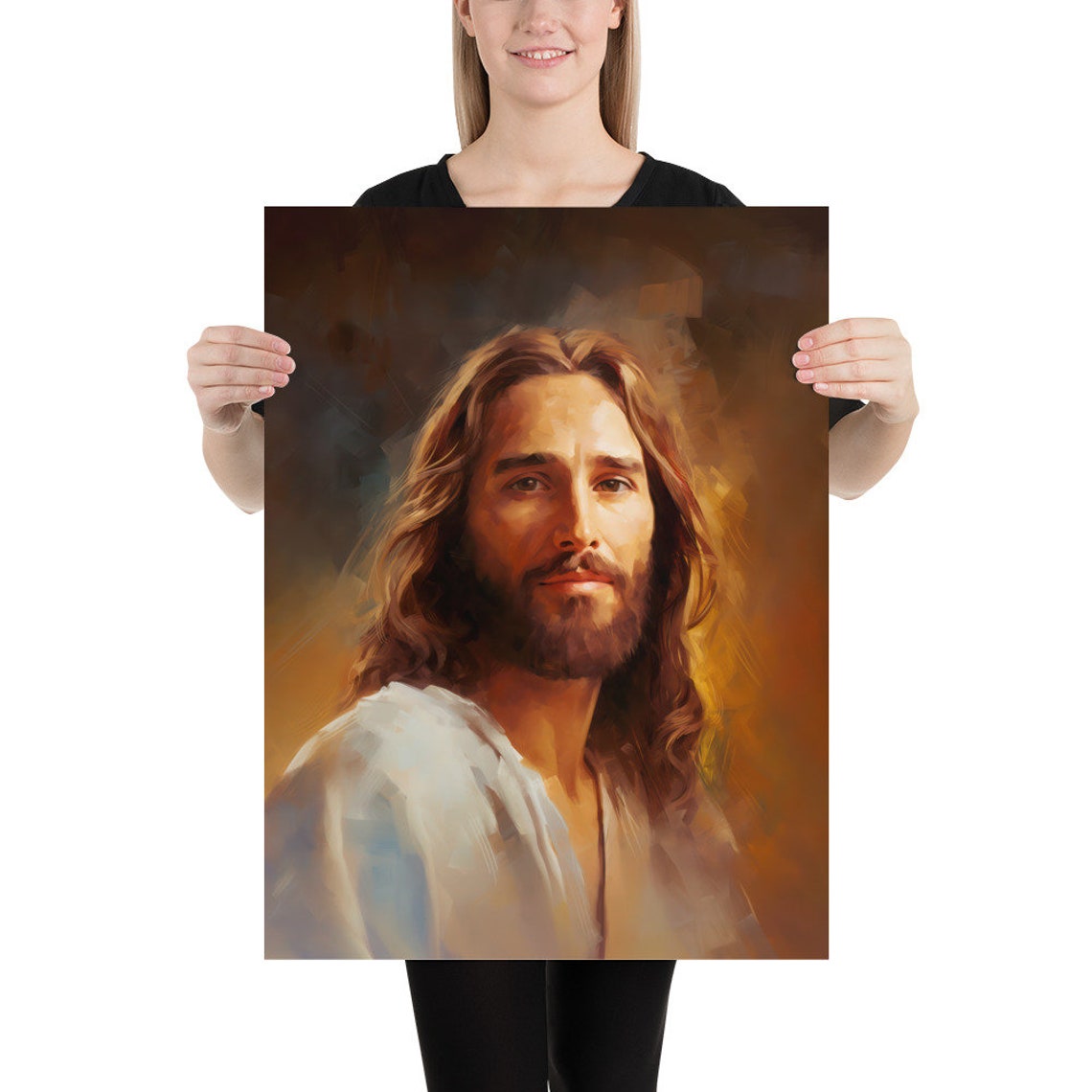 Jesus Christ Poster Print, Christian Art, Religion, Meditation, Lds Art ...