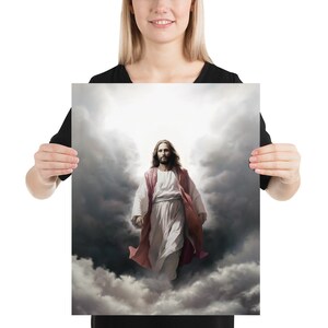 Second Coming of Jesus Christ, Poster Print, Christian Art, LDS Art ...