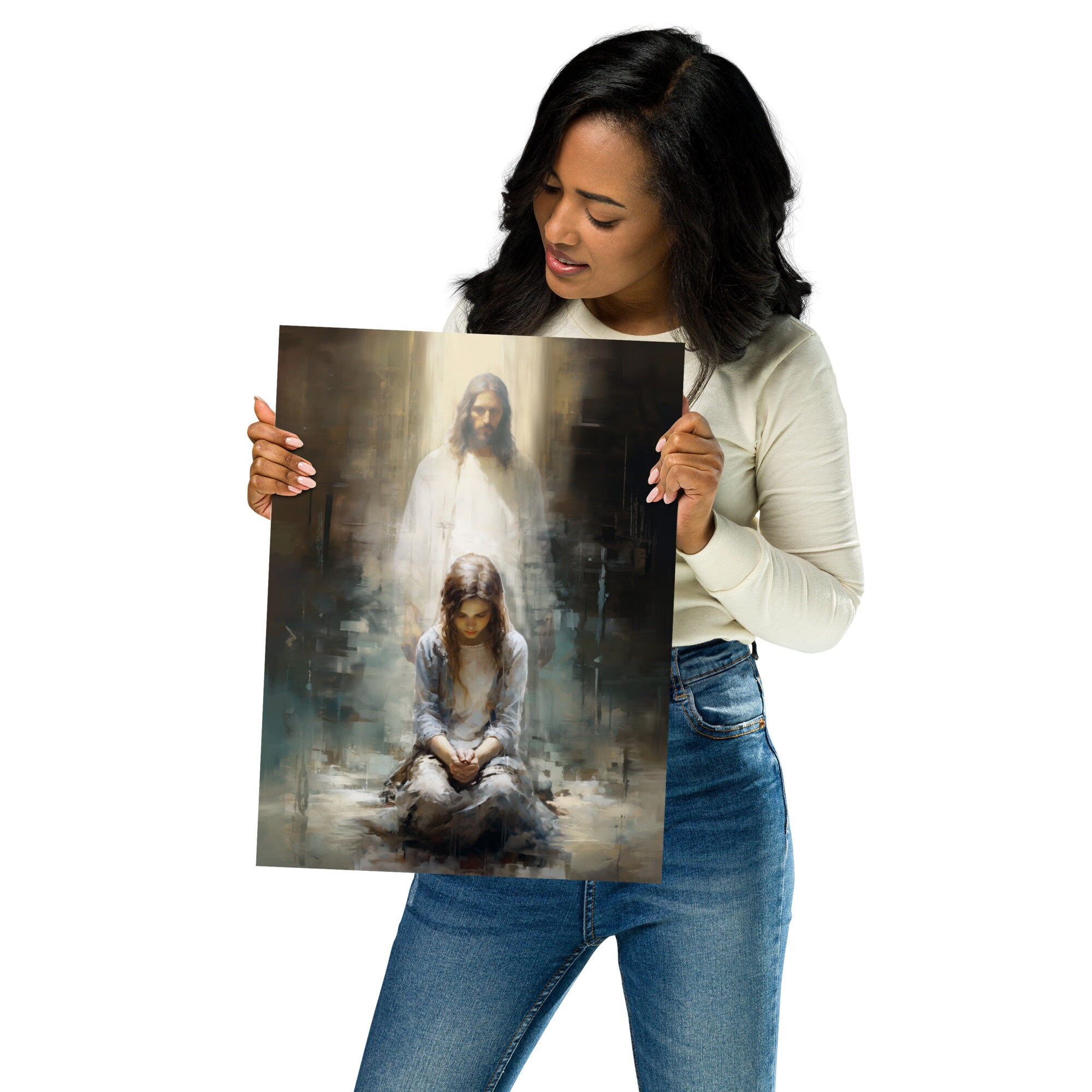 Poster Print, you're Not Alone, Jesus Christ, Lds Art, Christian Art ...