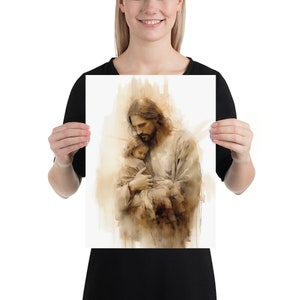 Poster Print, Jesus Art Print, Jesus Wall Art, Christian Wall Art ...