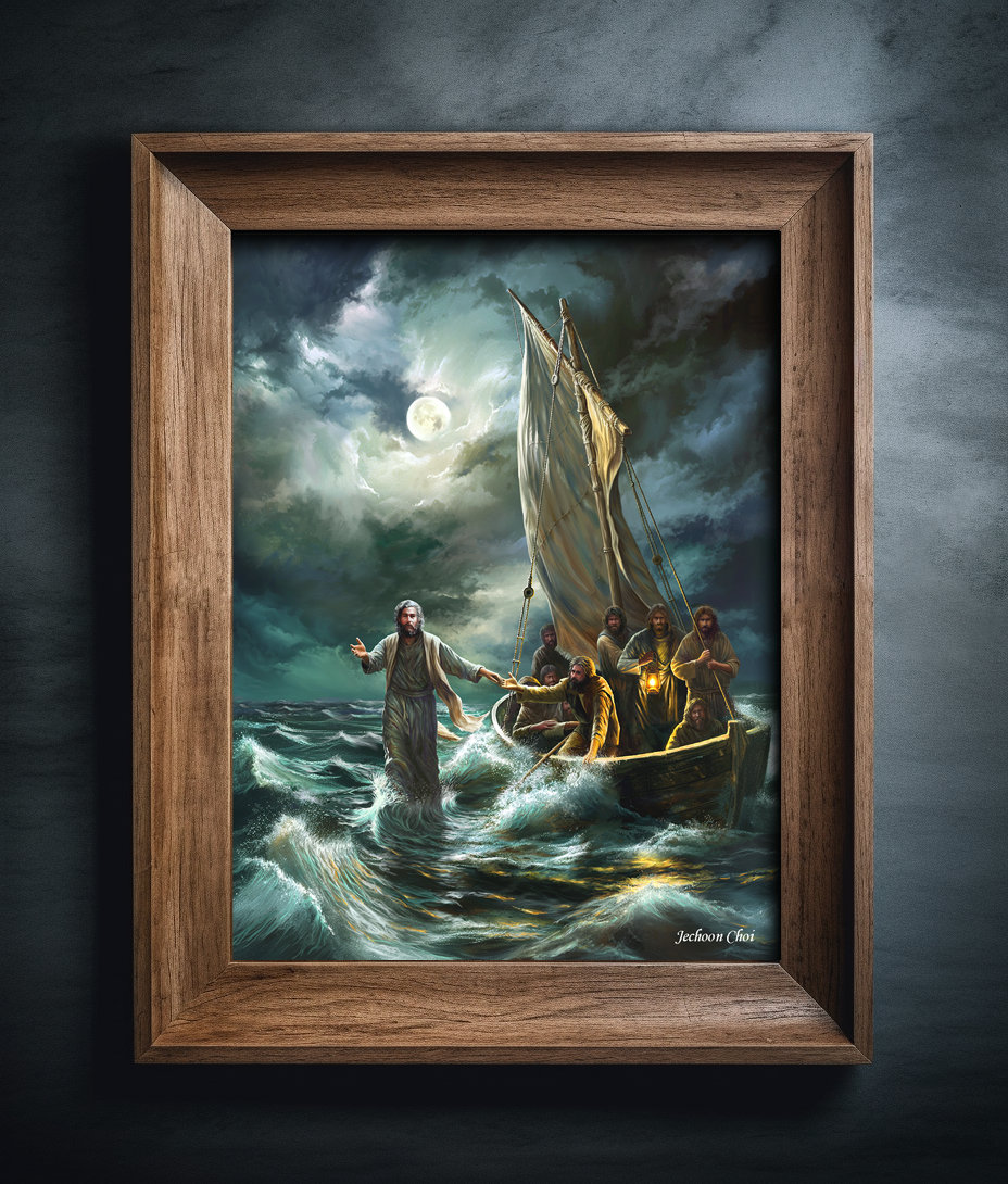 Poster Print, Be Not Afraid, Peter, LDS Art, Jesus Art, Christian Art ...