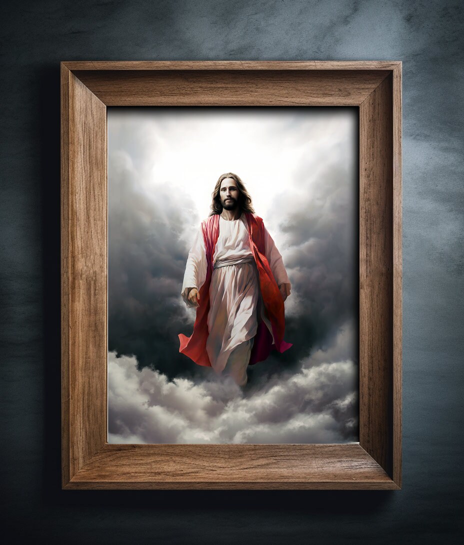 Second Coming of Jesus Christ, Poster Print, Christian Art, LDS Art ...