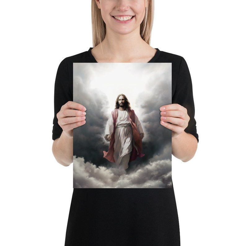 Second Coming of Jesus Christ, Poster Print, Christian Art, LDS Art ...