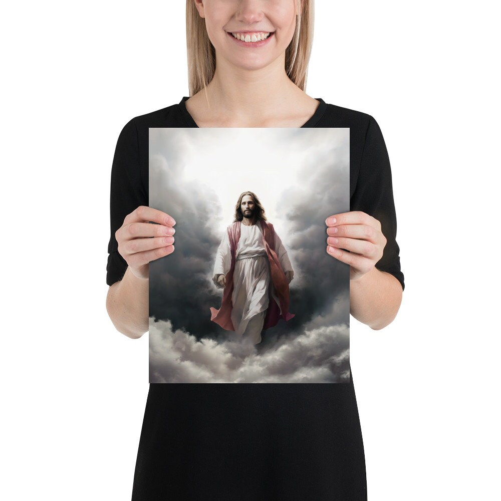 Second Coming of Jesus Christ, Poster Print, Christian Art, LDS Art ...