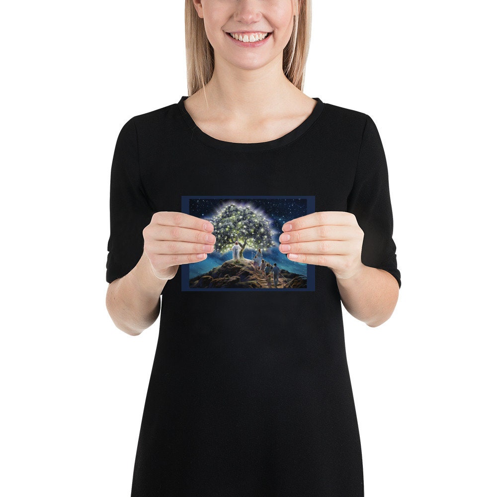 Poster Print, Tree of Life, Lehi's Vision, Jesus Christ, LDS Art ...