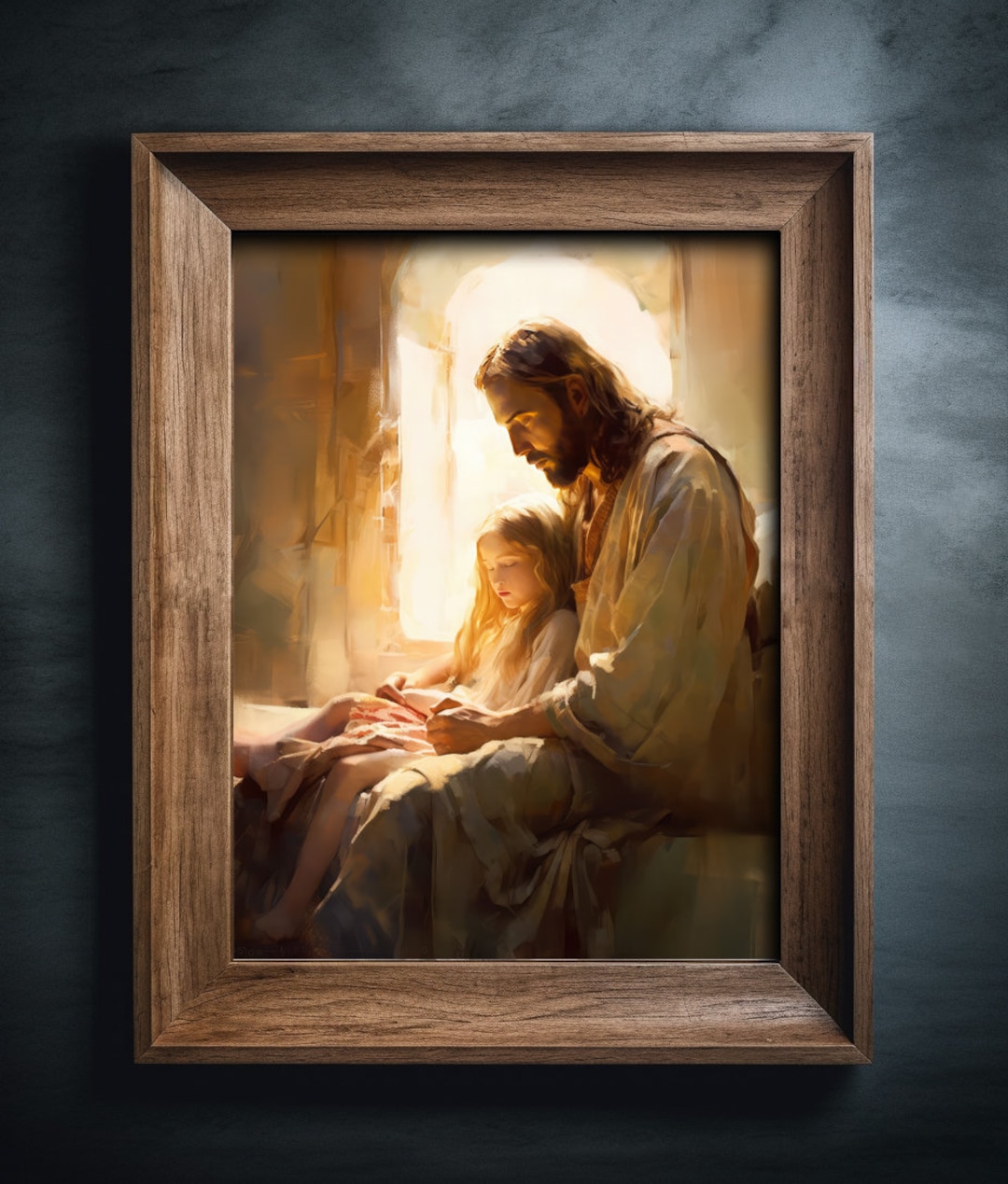 Jesus Christ Poster Print, Jesus Portrait, Christian Art, LDS Art ...