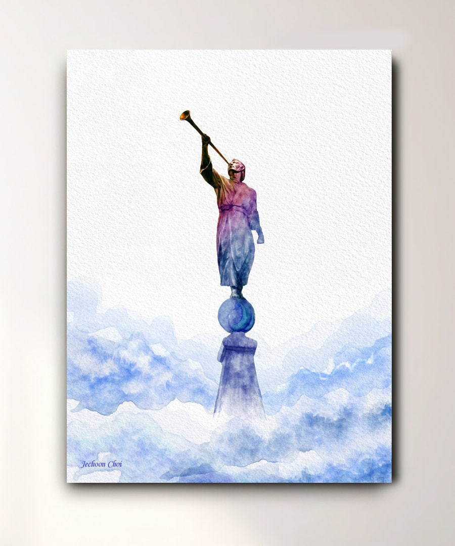 Digital Download, Angel Moroni Statue, Angel Moroni, LDS Art, LDS ...