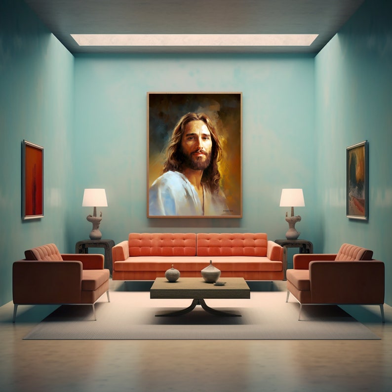 Canvas Print, Jesus Christ Portrait, LDS Art, Christian Art, Jesus Art ...