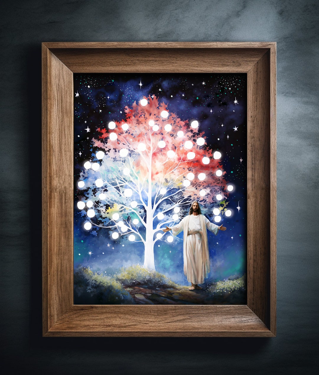 Poster Print, Tree of Life, Lehi's Vision, Jesus Painting, LDS Art ...