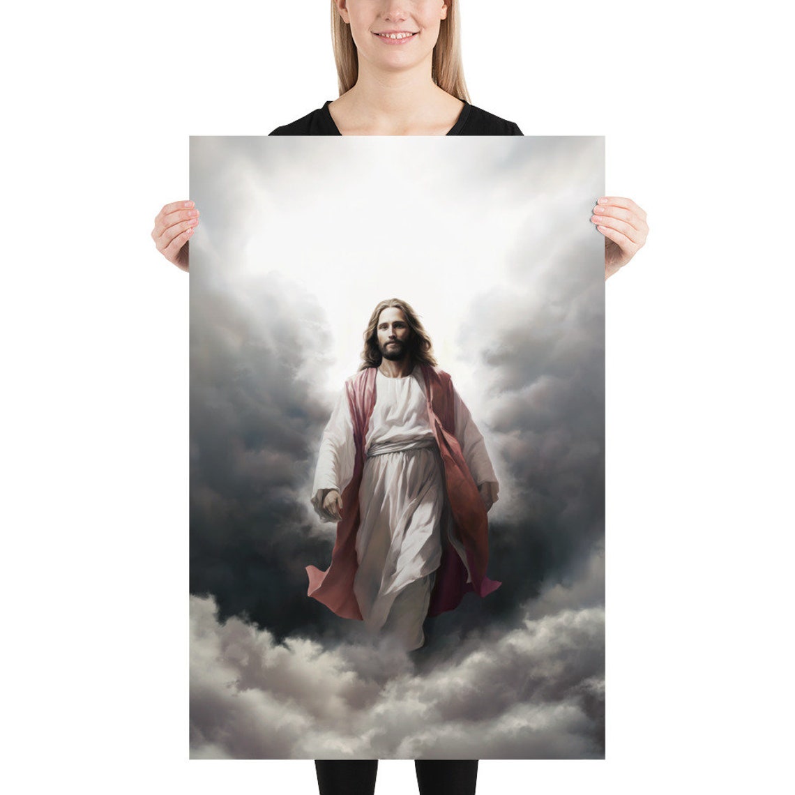 Second Coming of Jesus Christ, Poster Print, Christian Art, LDS Art ...