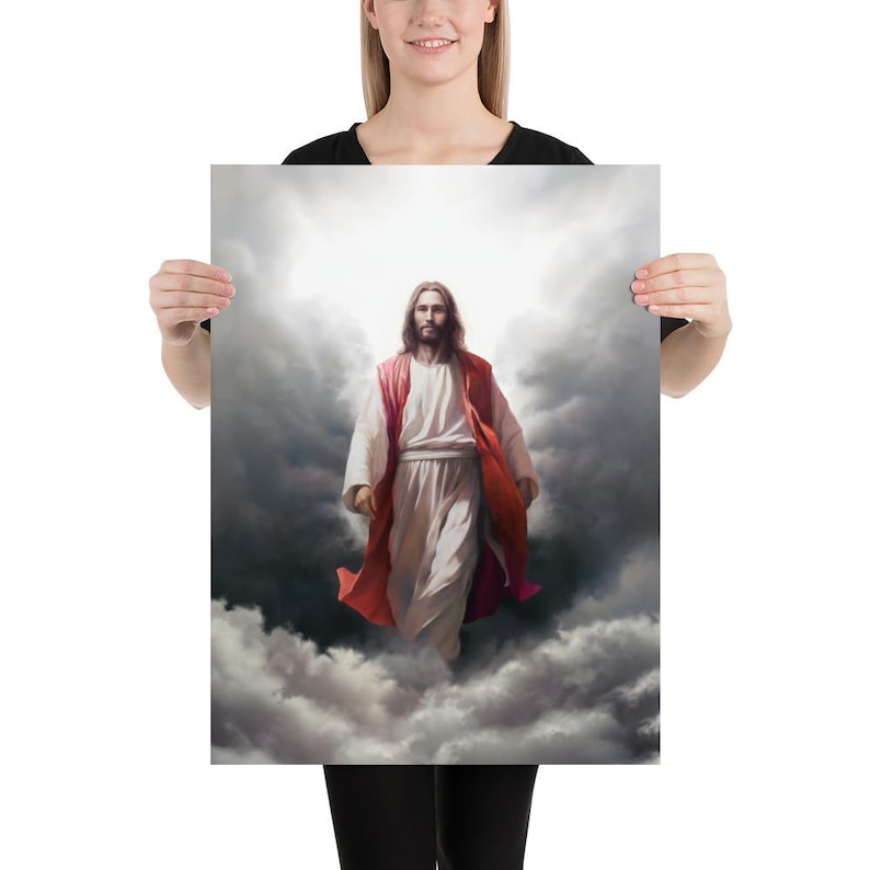 Second Coming of Jesus Christ, Poster Print, Christian Art, LDS Art ...