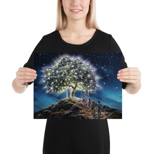 Poster Print, Tree of Life, Lehi's Vision, Jesus Christ, LDS Art ...