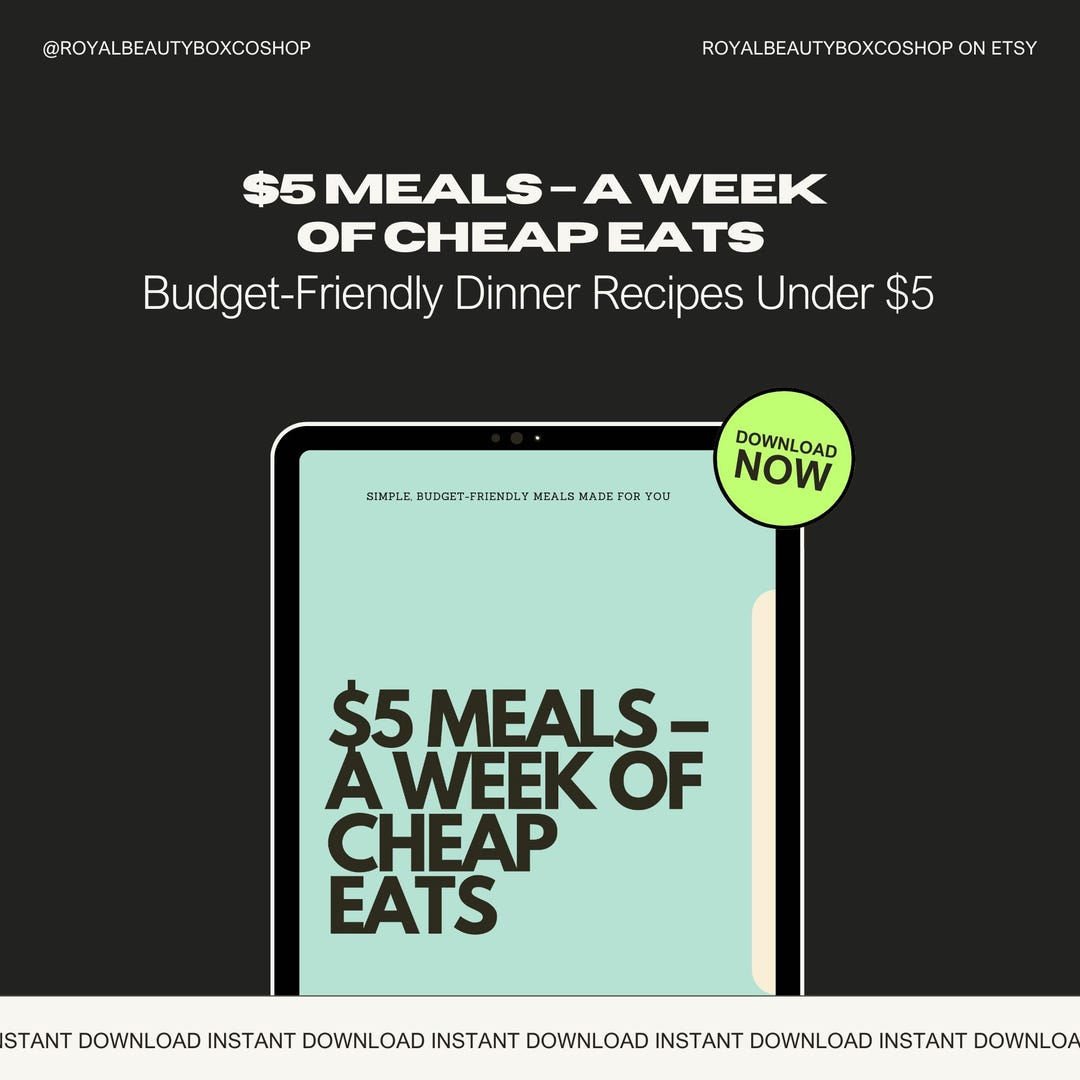 Budget-friendly 5-day Meal Plan With Grocery List | Cheap Dinner ...