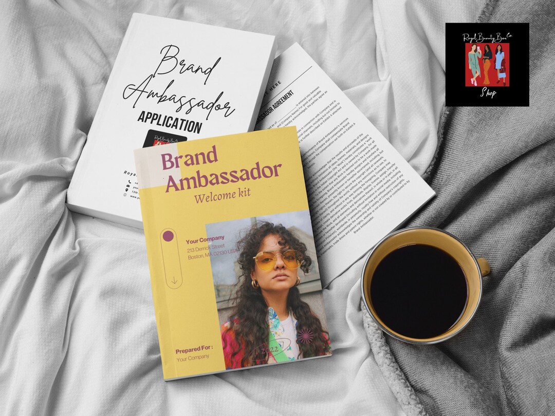 Brand Ambassador Contract Template: Application & Welcome Kit (digital ...