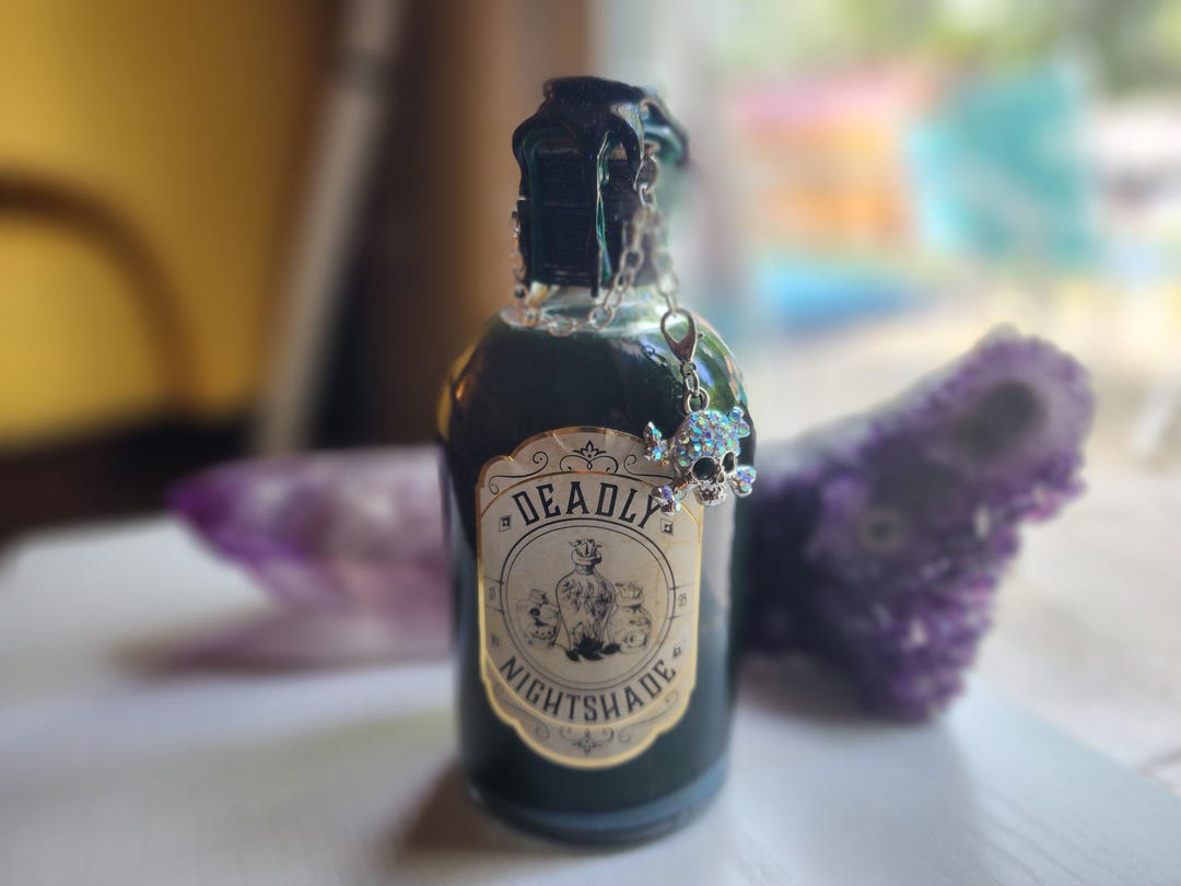 Deadly Nightshade Potion Bottle - Etsy