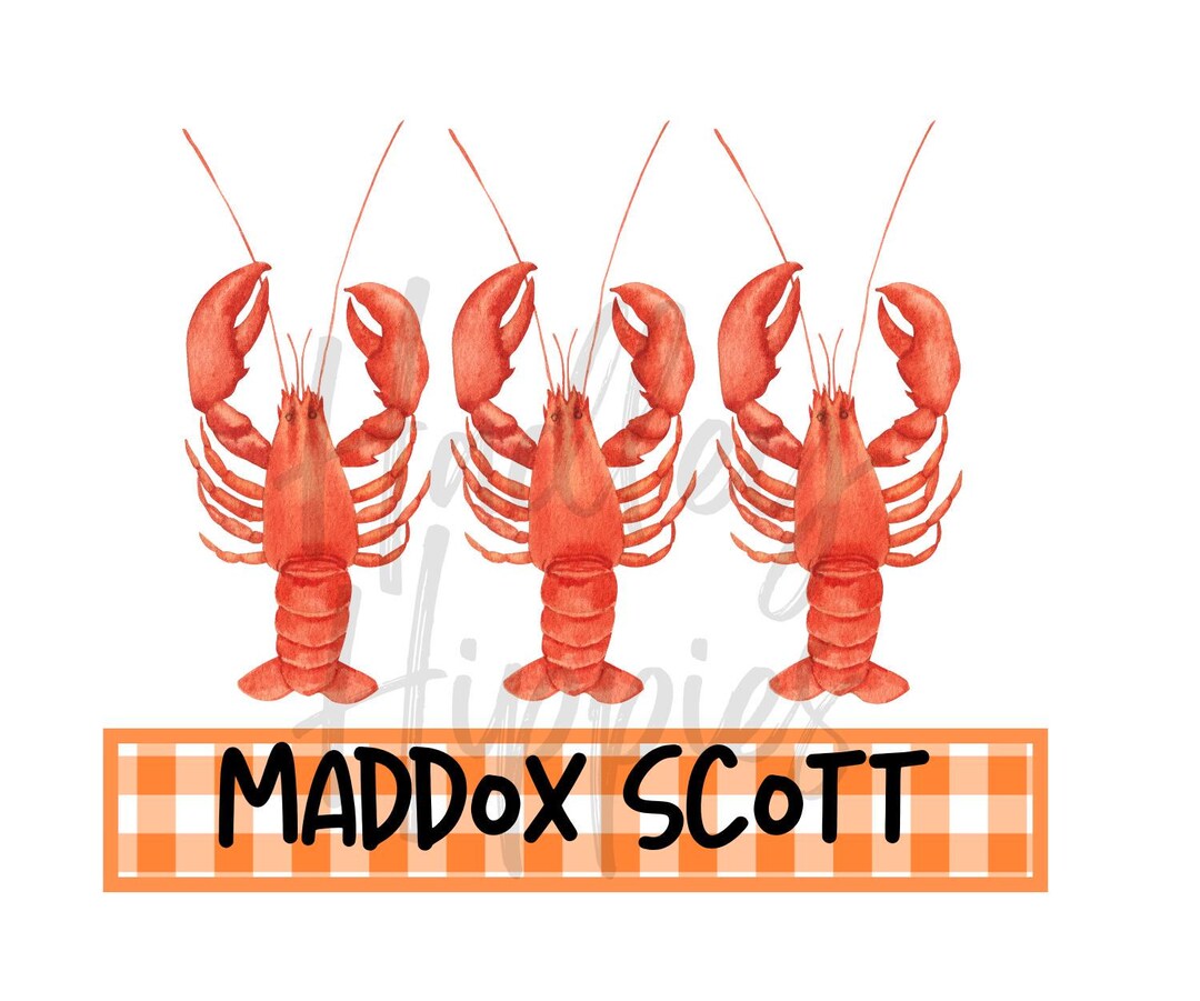 Crawfish Png File for Digital Download, Sublimation, and Printables ...