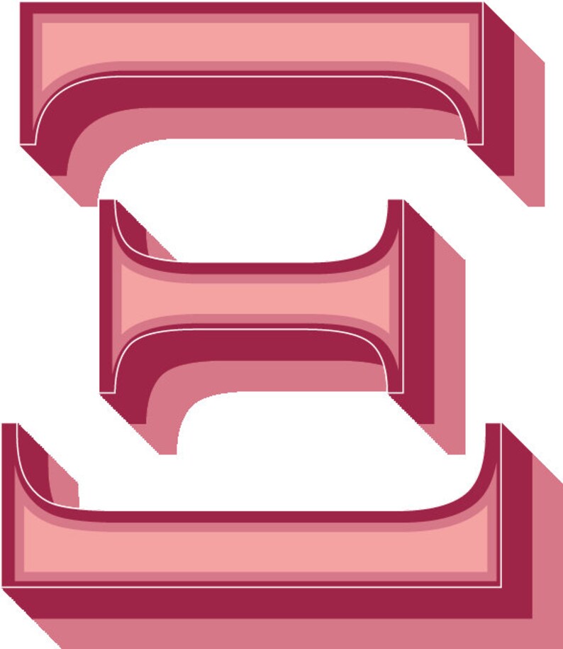 Decorative Greek Alphabet in Color - Ai, SVG, EPS, Pdf Png Files ZIP ...