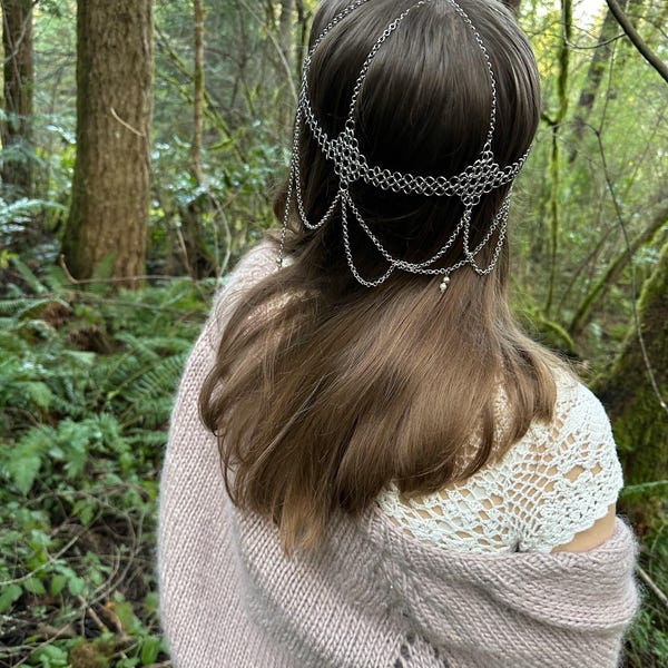 Chainmail Headdress - Etsy