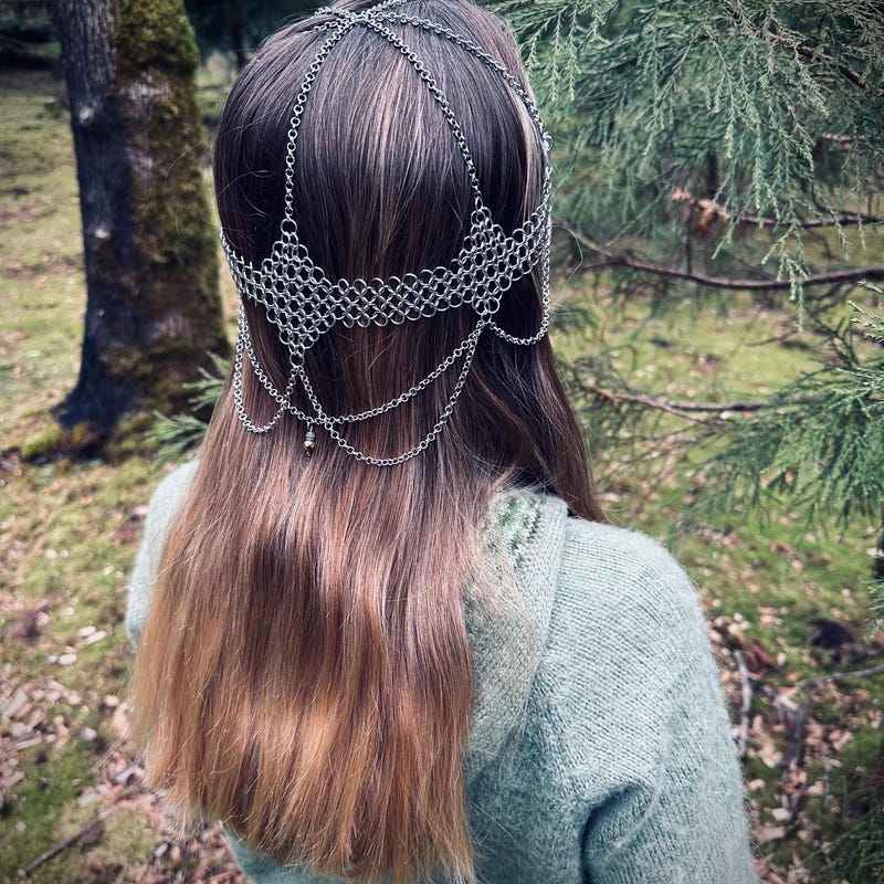 Chainmail Headdress - Etsy