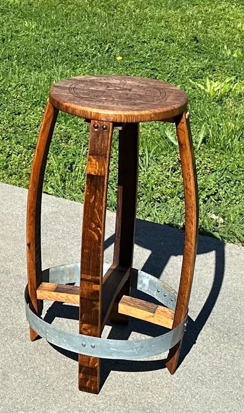 Wine Barrel Stools - Etsy