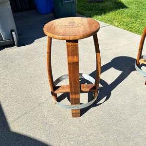 Wine Barrel Stools - Etsy