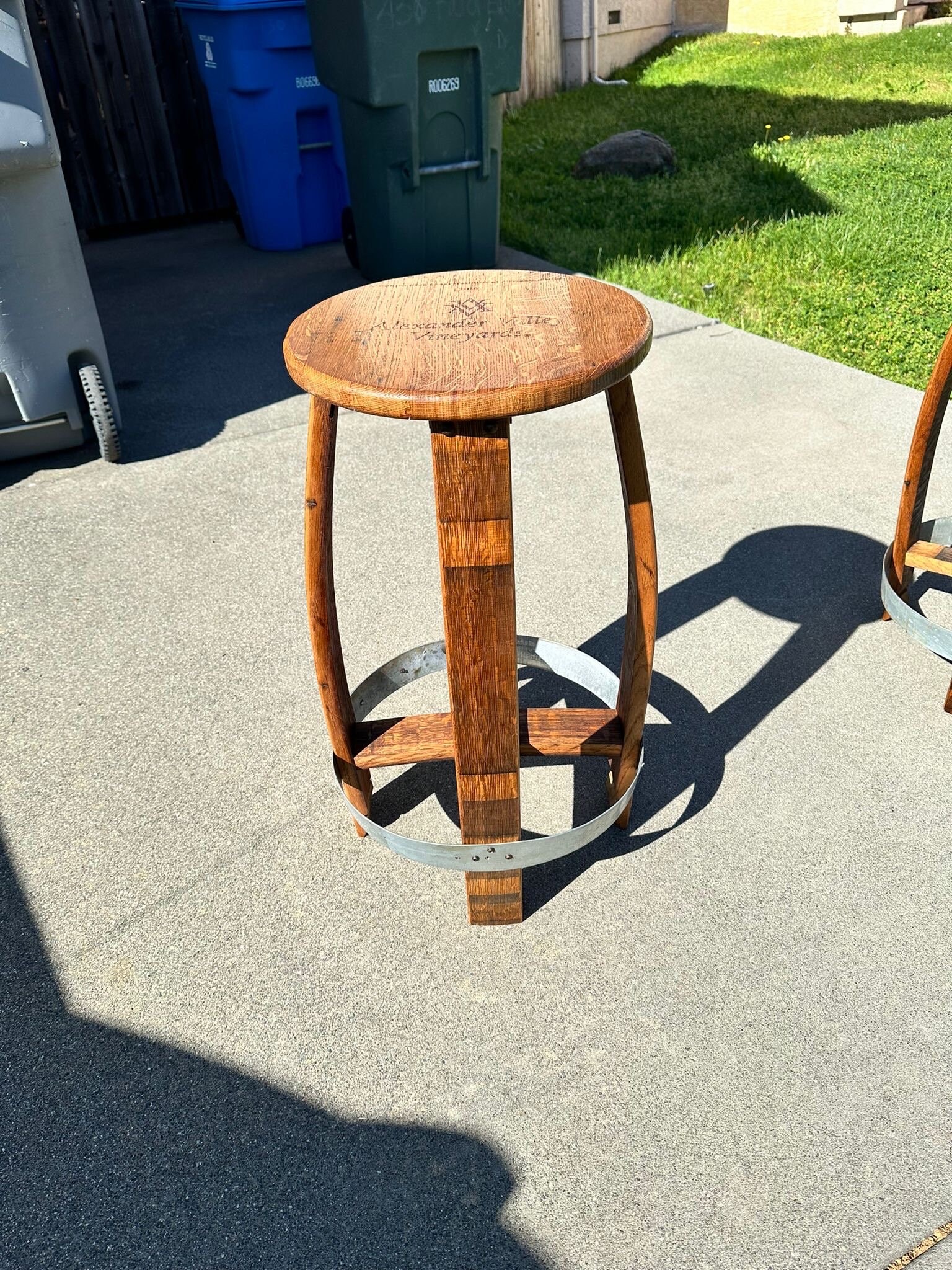 Wine Barrel Stools - Etsy