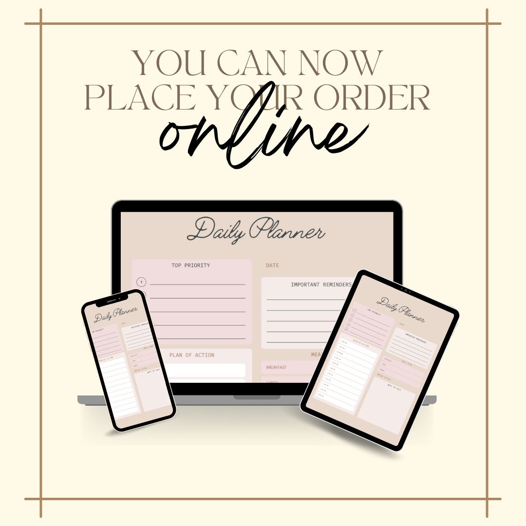 Organize Your Day: Daily Planner With Time Slots, To-do Lists, and ...