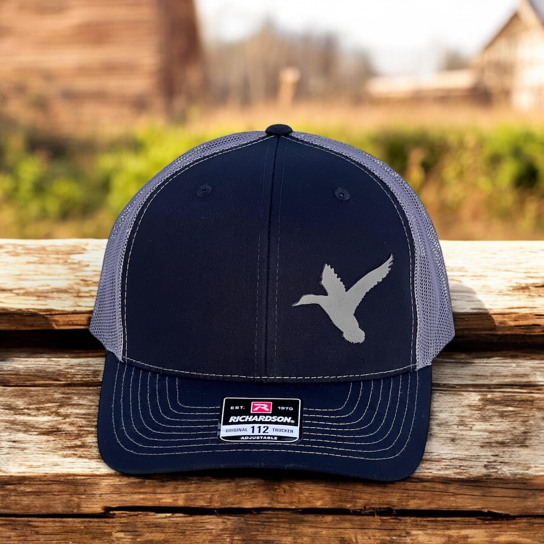 Richardson 112 Trucker Hat With Flying Duck Patch - Duck Hunting - Etsy