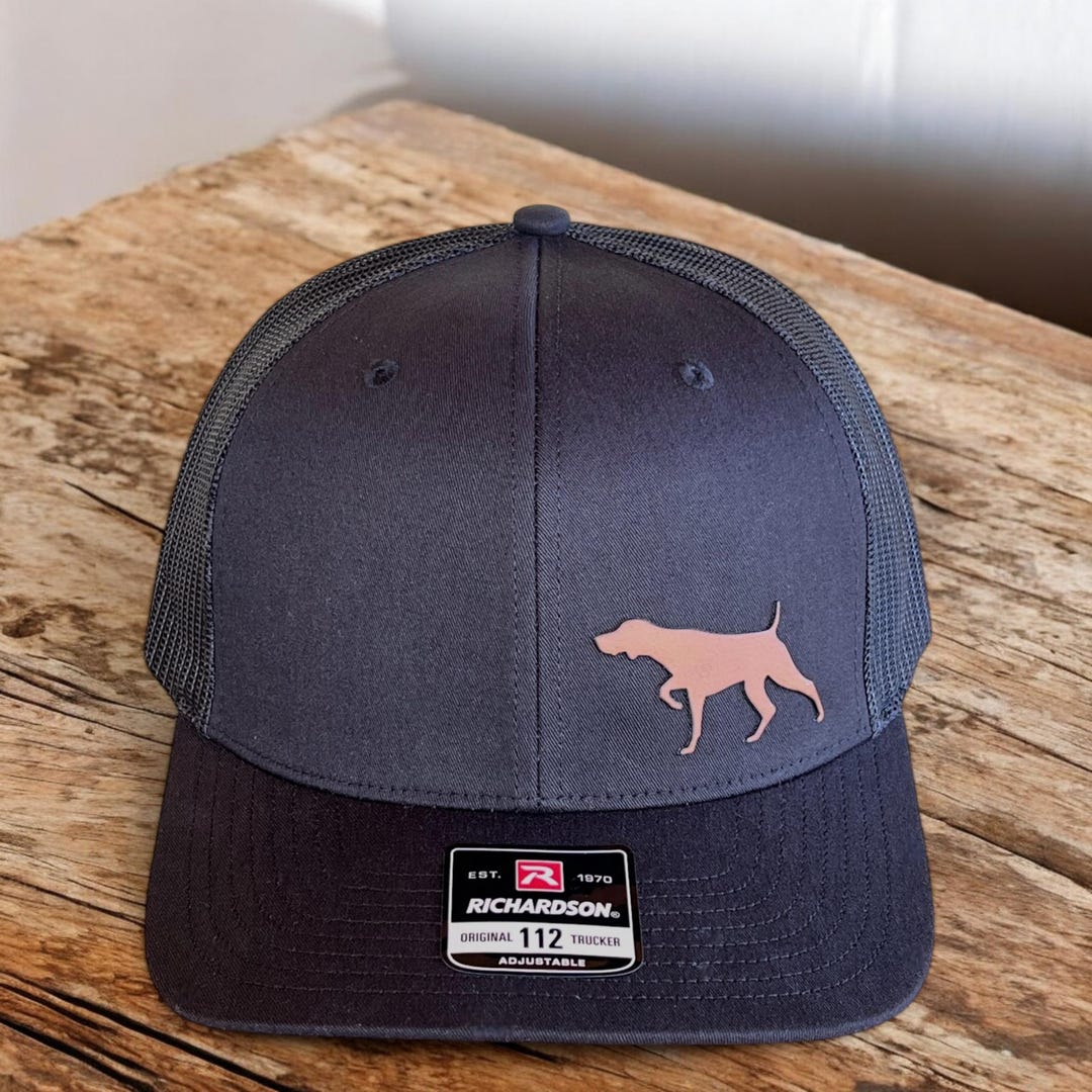 Custom German Shorthair Pointer Richardson 112 Patch Trucker Hat - GSP ...