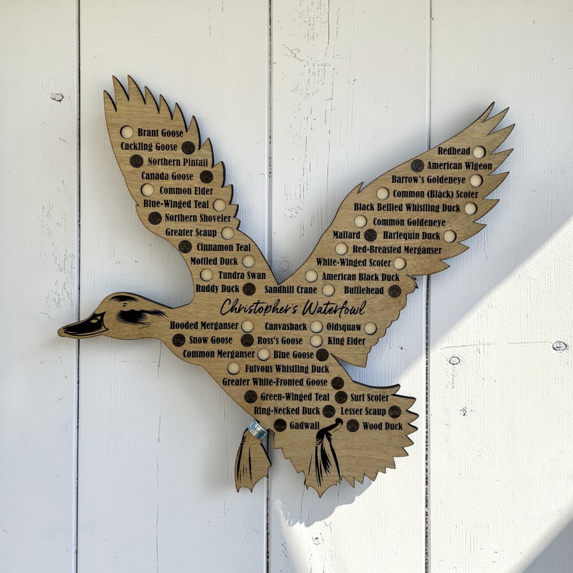 Duck Hunting Harvest Log: Personalized Waterfowl Tracker, Custom Duck ...