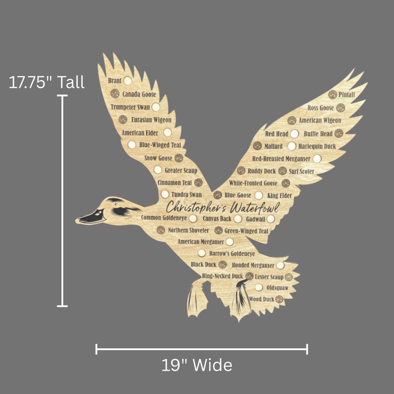 Duck Hunting Harvest Log: Personalized Waterfowl Tracker, Custom Duck ...