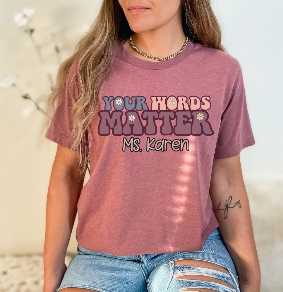 Speech-language Your Words Matter Personalized Speech Therapy - Etsy