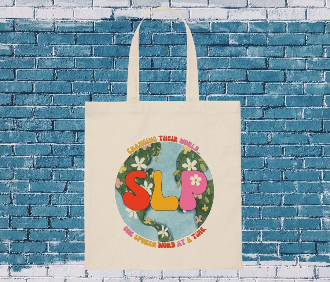 Speech Language Pathologist Gift for SLP Tote Bag for Speech Therapy ...