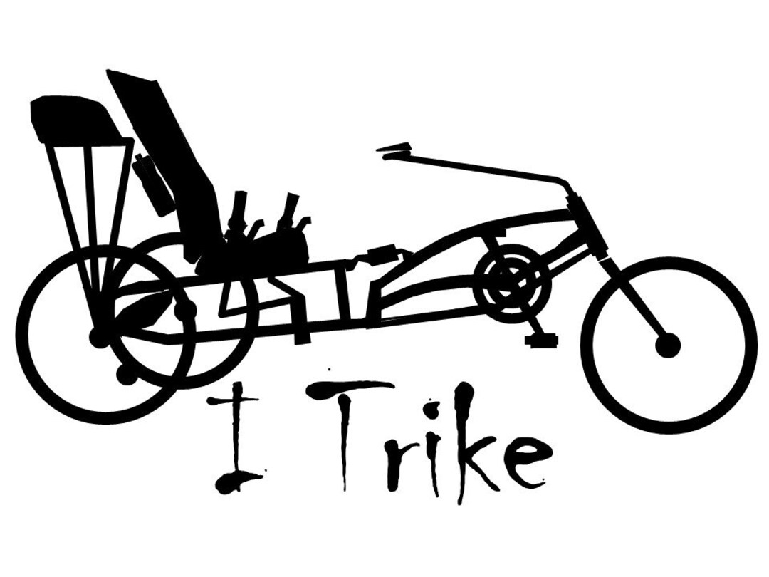 I Trike Vinyl Sticker Decal, Please Let Me Know If You Want a Different ...