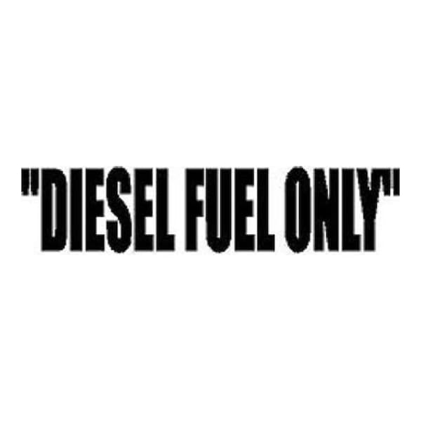 Diesel Fuel Only Decals - Etsy