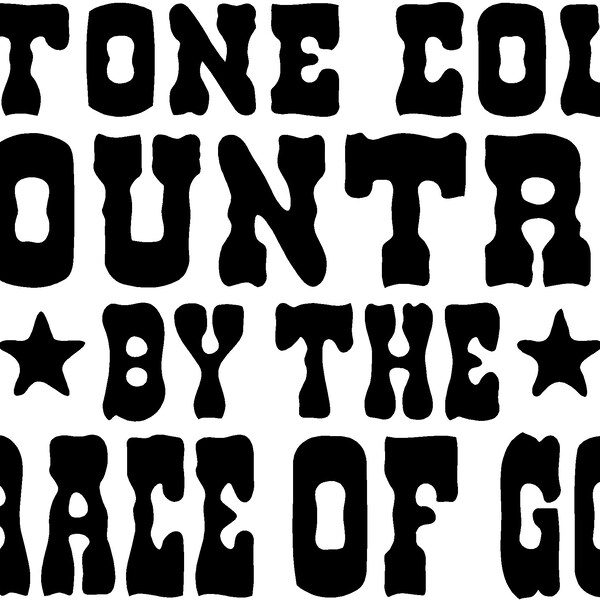 Country Vinyl Decal - Etsy