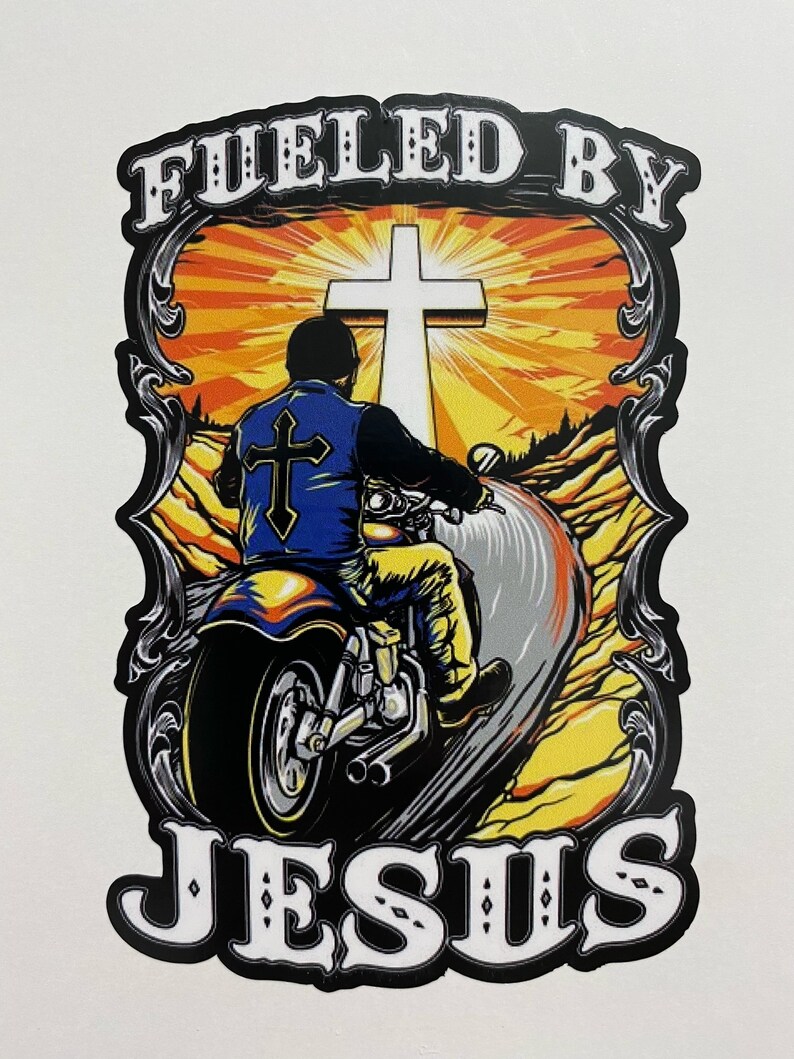 Fueled by Jesus Decal - Etsy