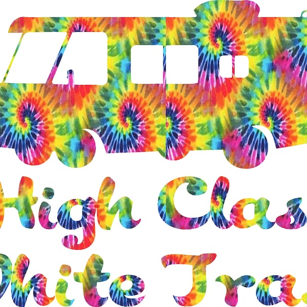 High Class White Trash Decal - Etsy Australia