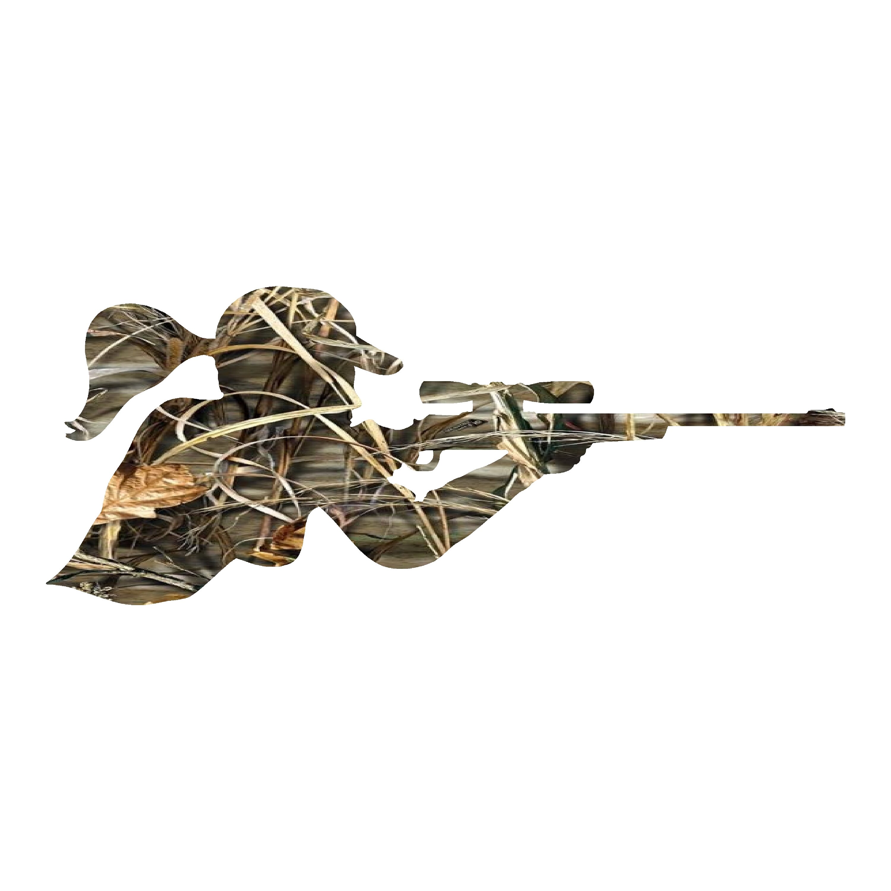 Camo Hunting Girl Decal - Etsy
