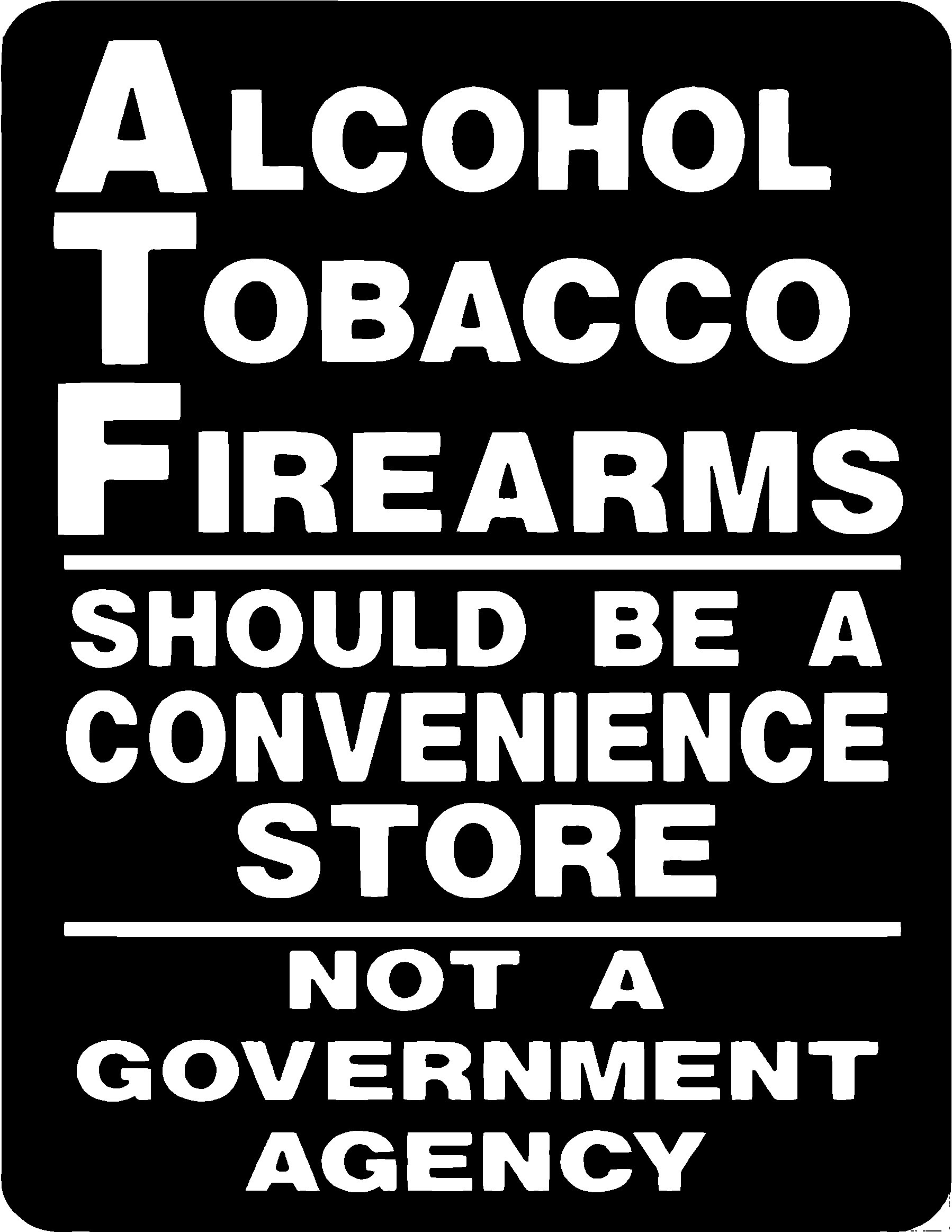 Alcohol Tobacco Firearms Sticker Decal - Etsy