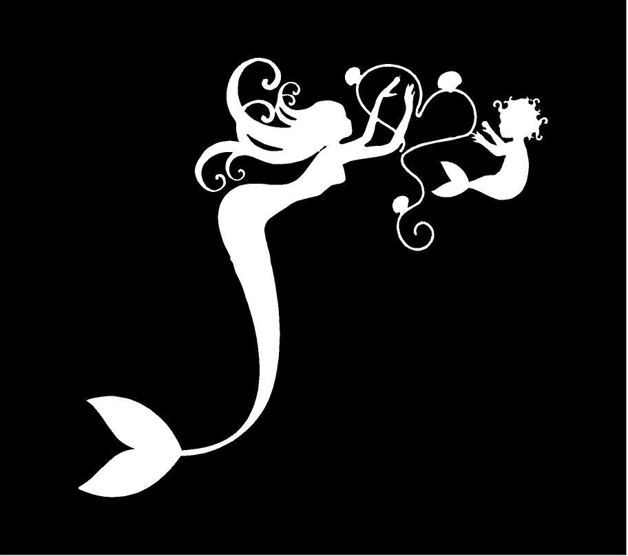 Mermaid Decal - Etsy