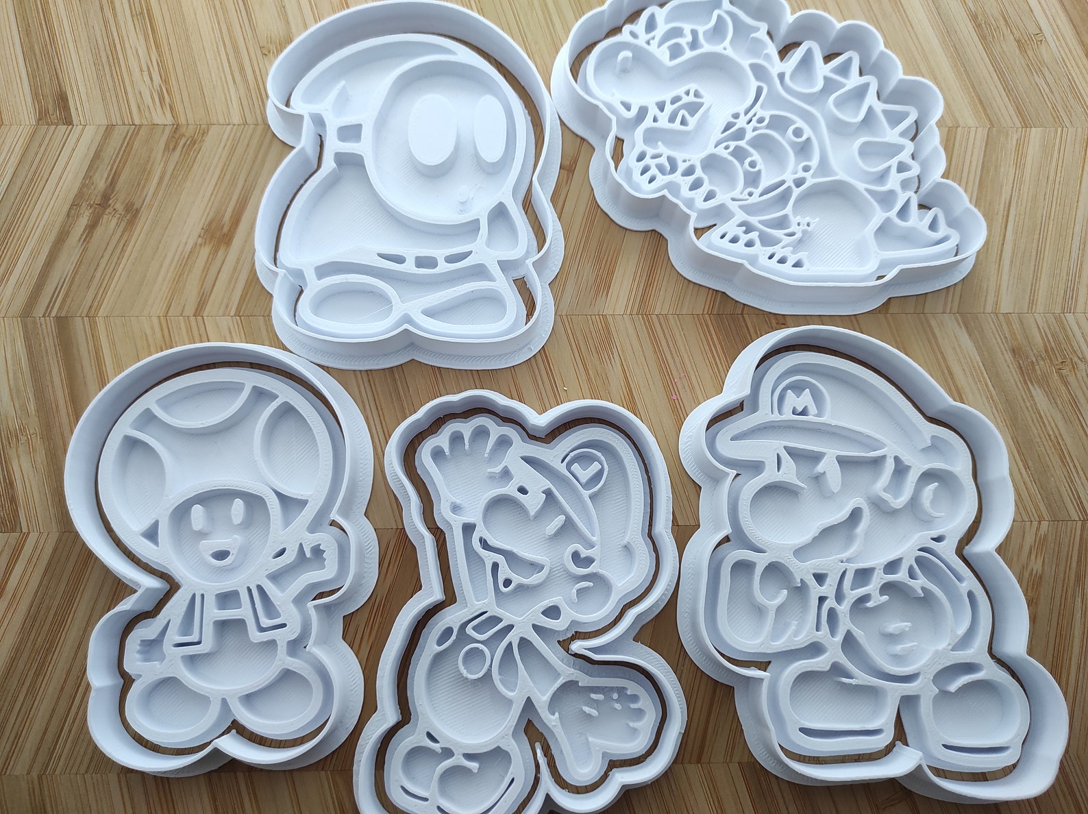 Mario Luigi Toad Shy Guy Bowser Embosser & Cookie Cutter - Etsy