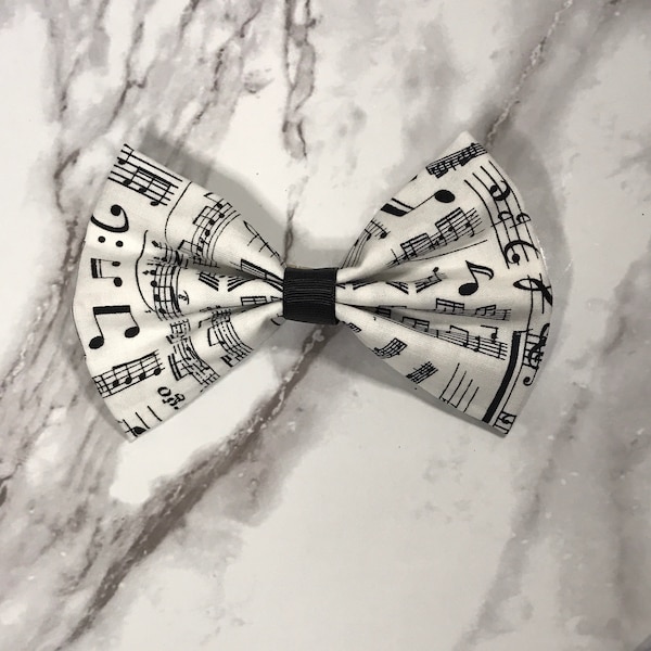 Music Hair Bow - Etsy