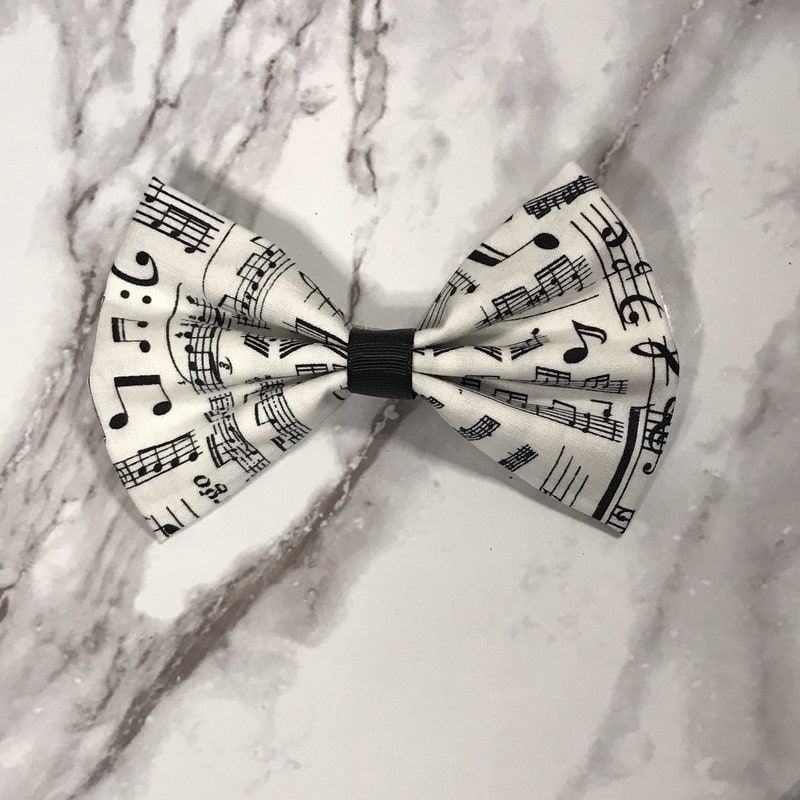 Music Hair Bow - Etsy