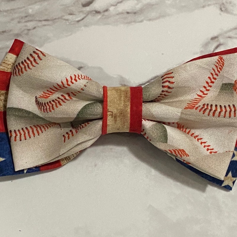 Baseball Bow Tie - Etsy