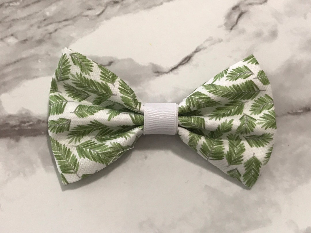 Fern Print Hair Bow: Green Leaf Decoration, Nature Theme - Etsy