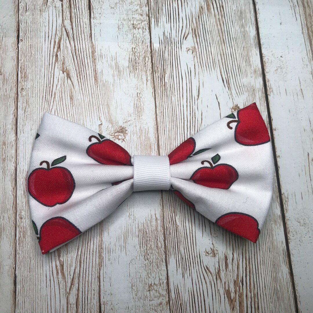 Apples Hair Bow, Back to School Bows, Teacher Classroom Gift, First Day ...